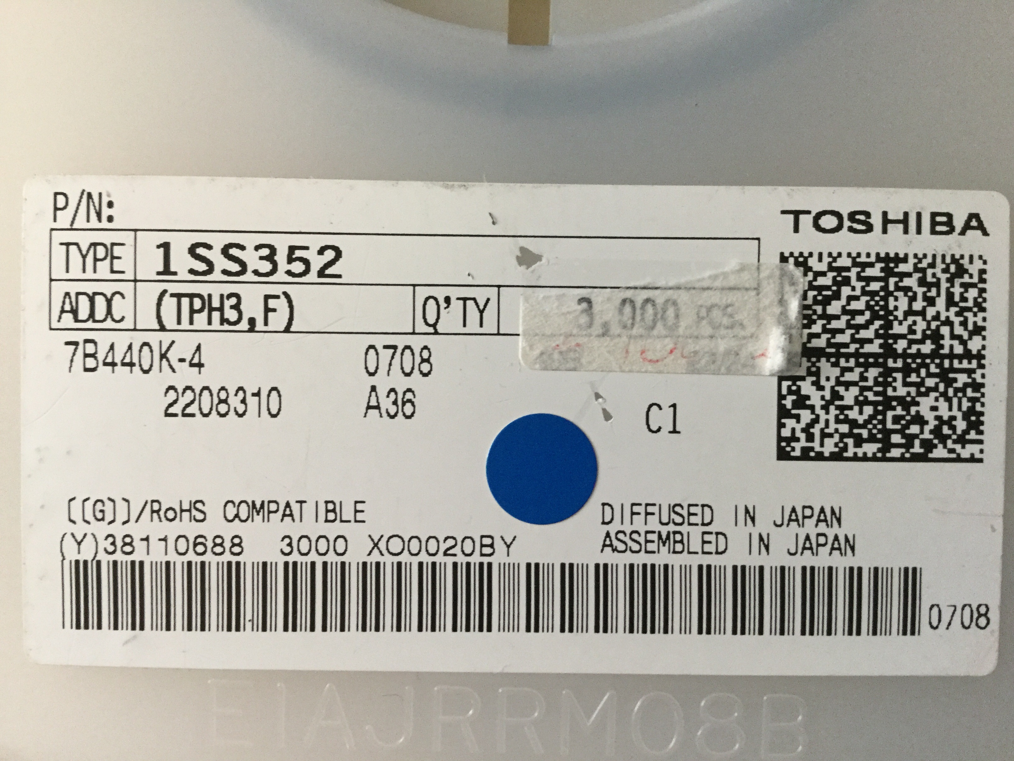 1SS352(TPH3,F)の詳細 | タイロテック